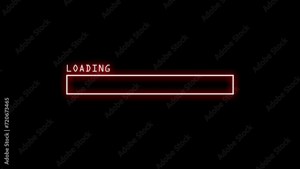 technology, ai loading, Loading process screen. white loading bar on ...