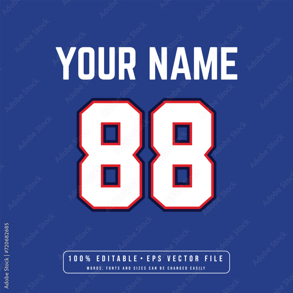 Vecteur Stock Jersey number, basketball team name, printable text ...