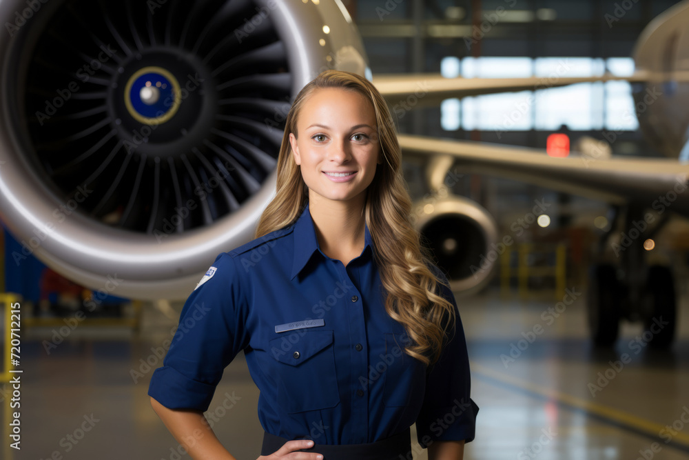 A Glimpse into the Life of a Female Aircraft Maintenance Crew Member ...