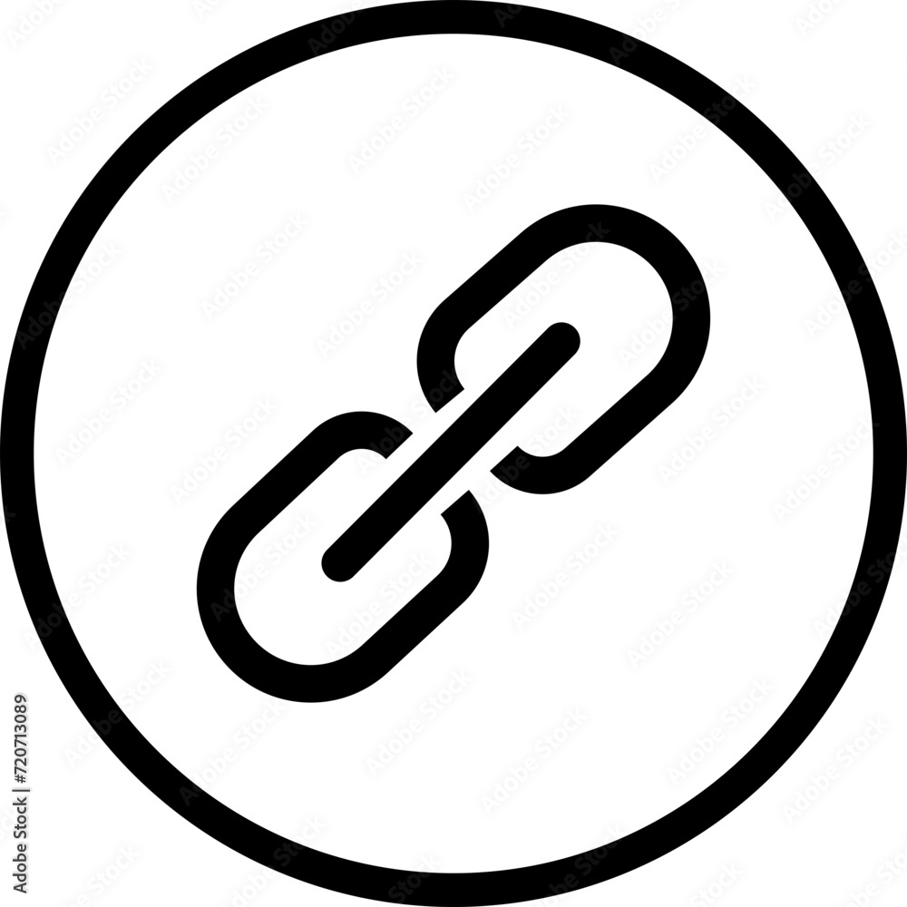 internet, url, web page, link, icon, chain, thick, line, outline ...