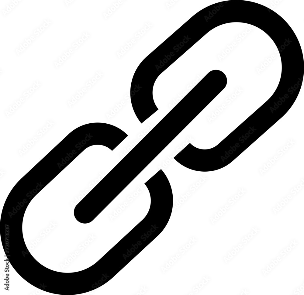 internet, url, web page, link, icon, chain, thick, line, outline ...