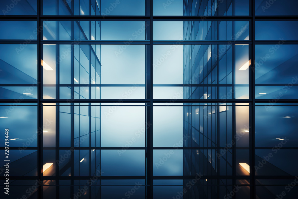 Glistening Tower of Reflection: An Abstract Masterpiece of Glass and ...