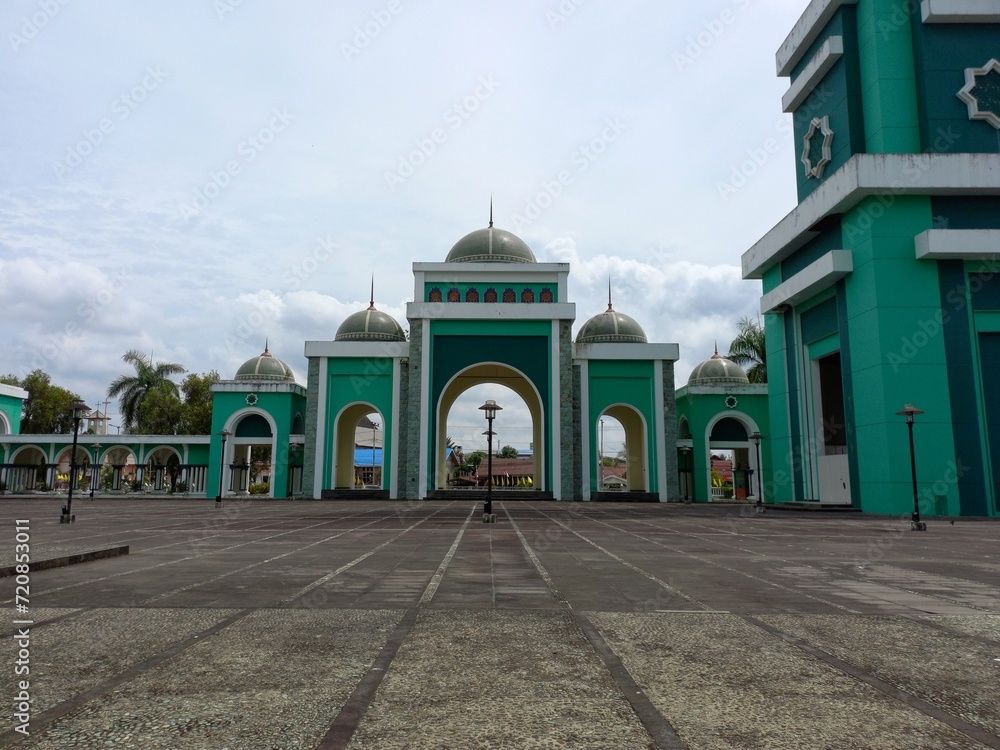 Baitul Hikmah Grand Mosque at Berau Regency, East Borneo, Indonesia ...