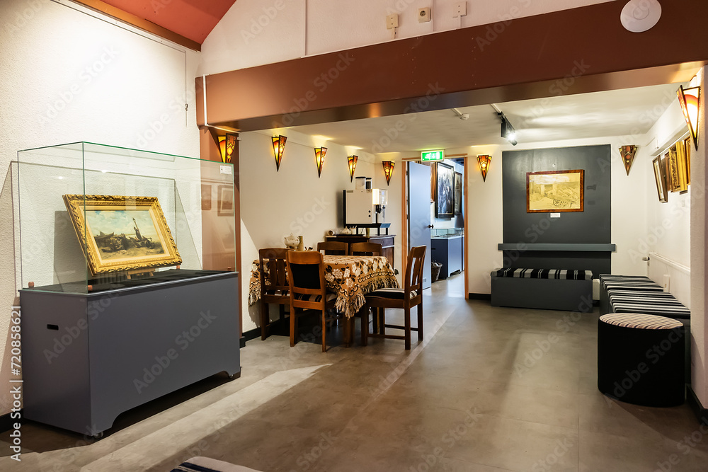 Interior of Volendams museum with the history of Volendam as its theme ...