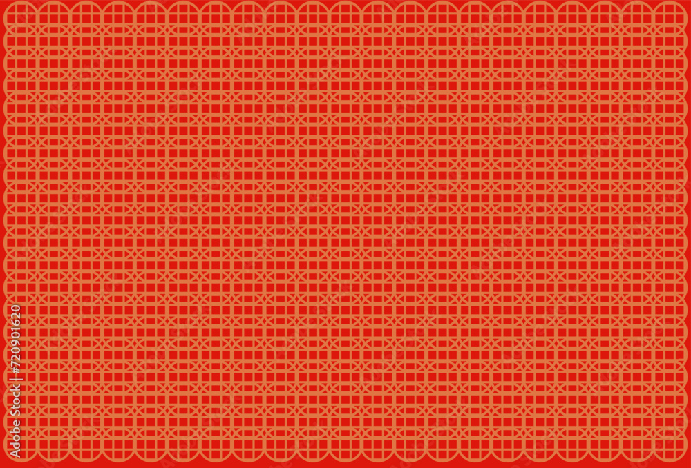 pattern consists of overlapping circles shaped like a hexagon Can be ...