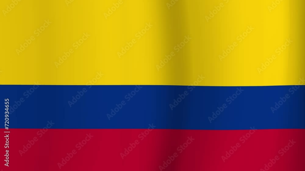 コロンビアの国旗 Stock Video | Adobe Stock