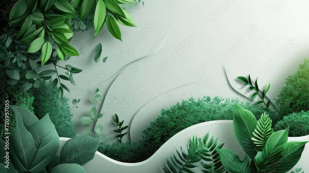 back to nature banner template, in the style of creative commons ...