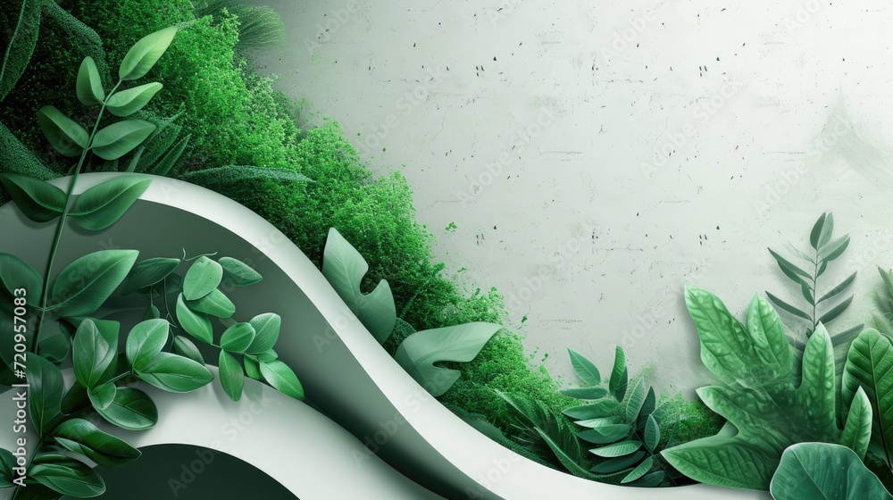 back to nature banner template, in the style of creative commons ...