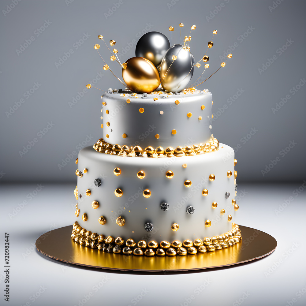 wedding Cake with gem and diamonds on top, gem and diamonds decorating ...