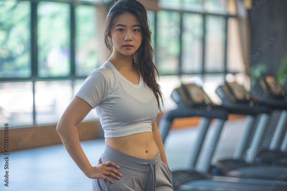 beautiful korean model exercising fitness model instagram influencer ...