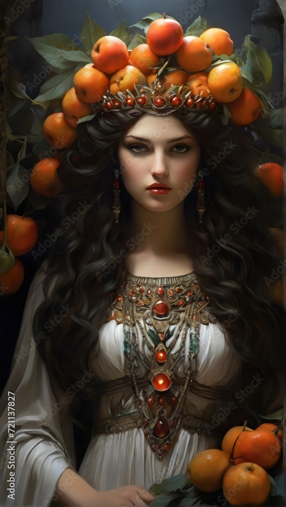 Persephone: The daughter of Demeter, she is the queen of the Underworld ...