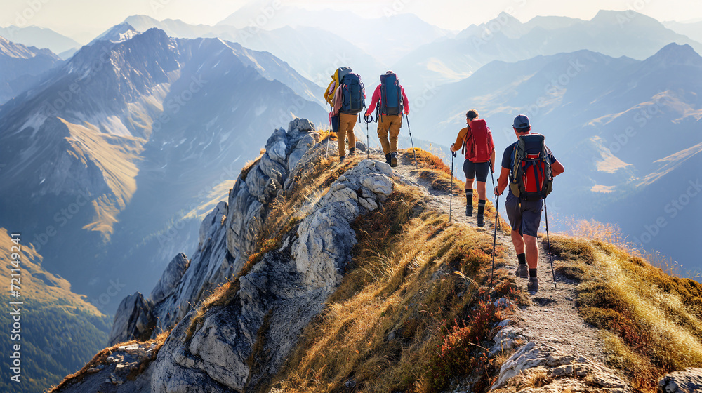 Zusammenhalt im Zeam stärken mit Teambildung Wandern in den Alpen mit ...