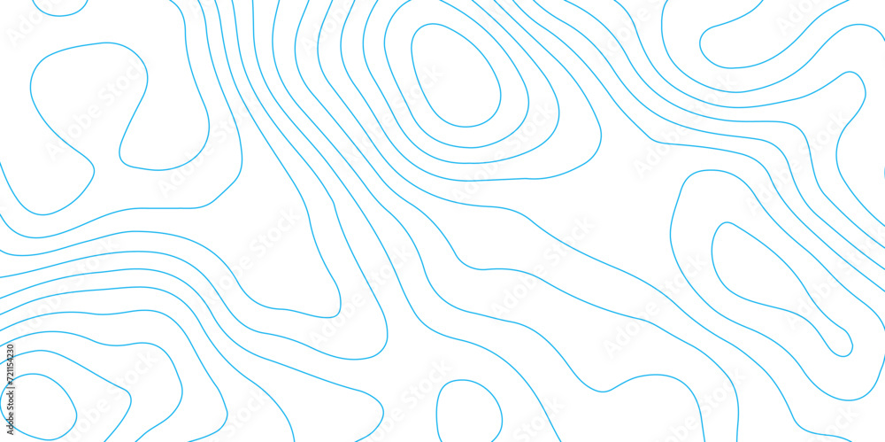 Abstract background with topographic contours map with blue color ...