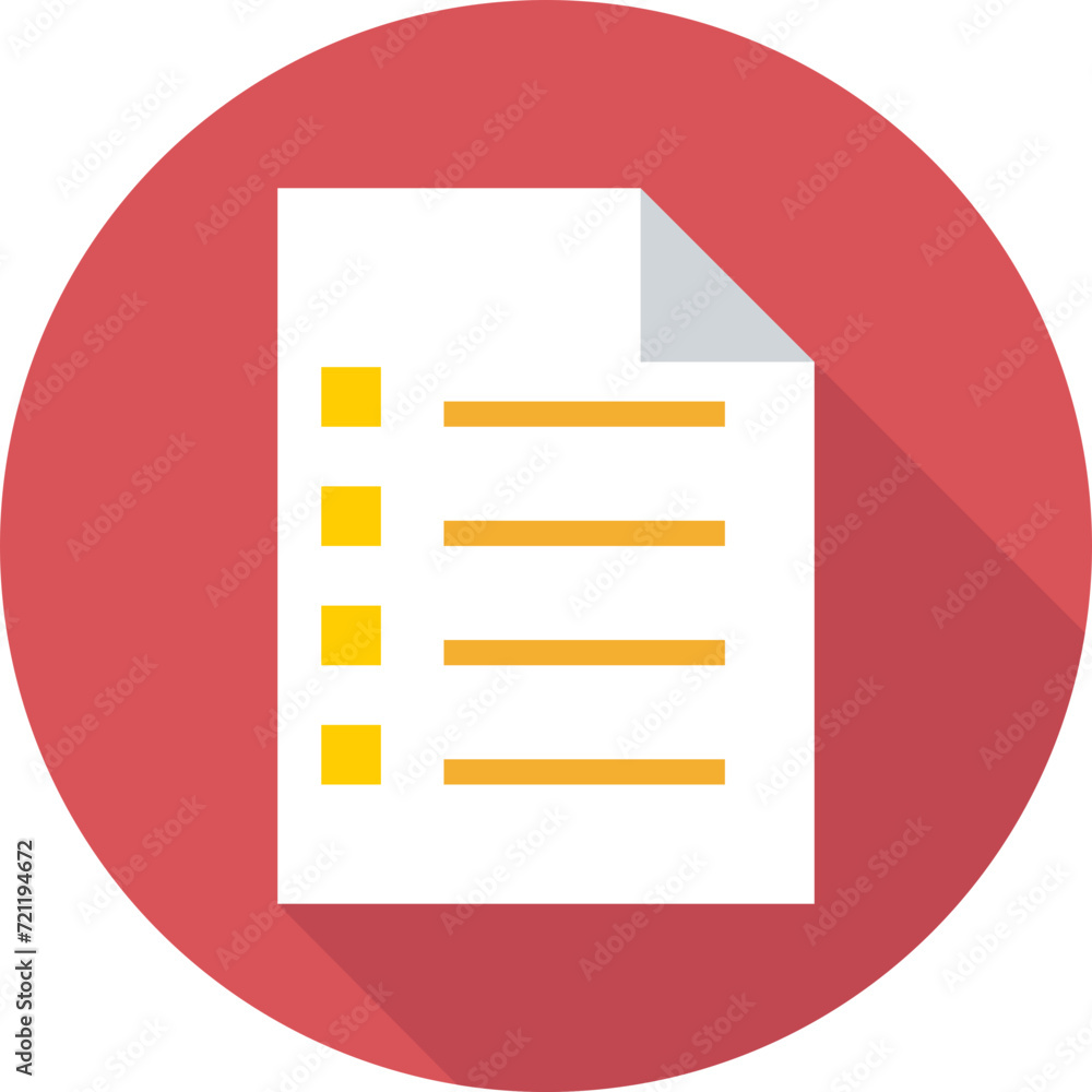 Vetor de List Icon, Checklist, List Illustration, To-Do Symbol, List ...