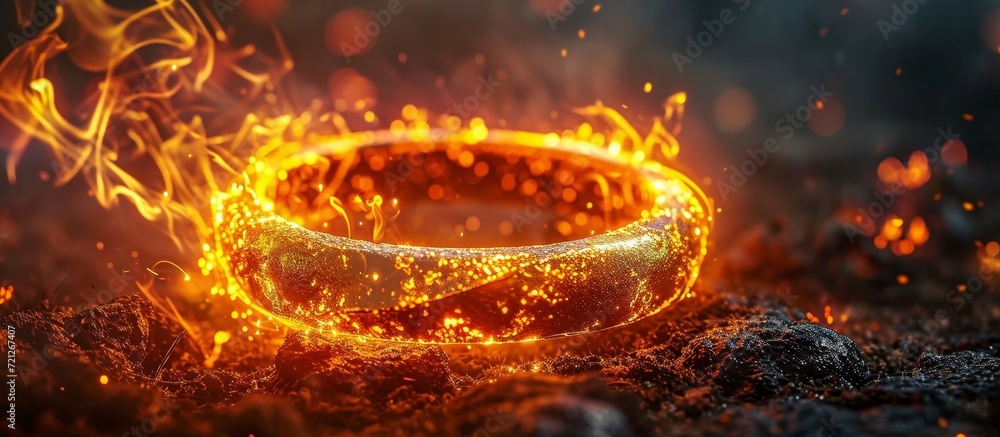 Blazing Ring of Fiery Flames: Ignite the Spark with the Ring, Fire ...