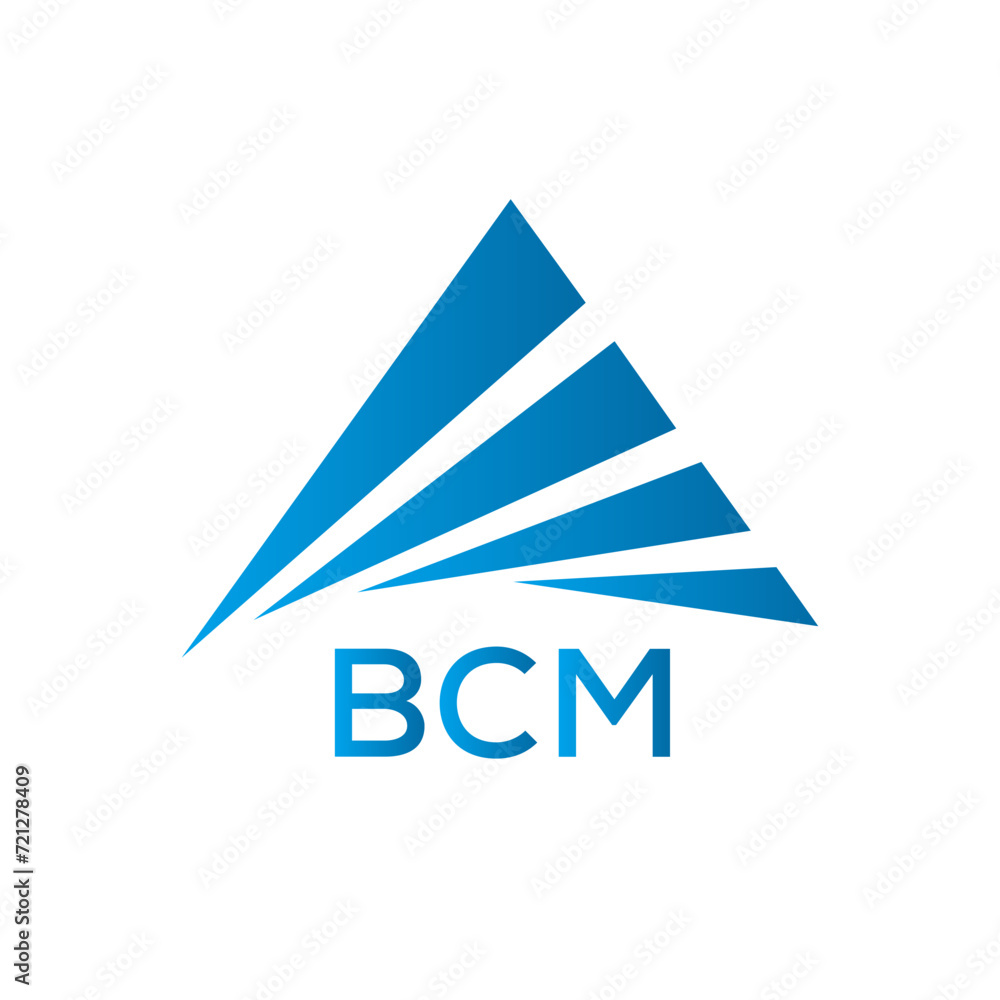 BCM Letter logo design template vector. BCM Business abstract ...