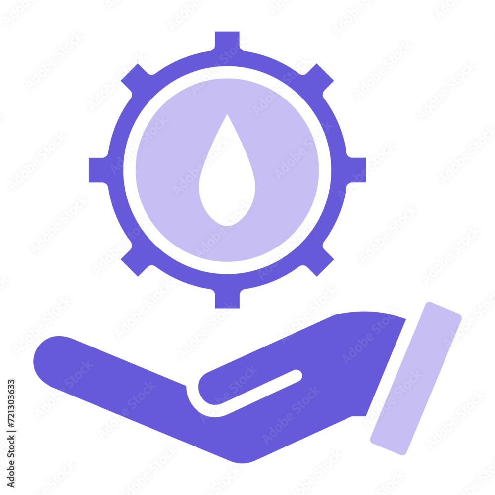 Water Management Icon of Smart City iconset. Stock Vector | Adobe Stock