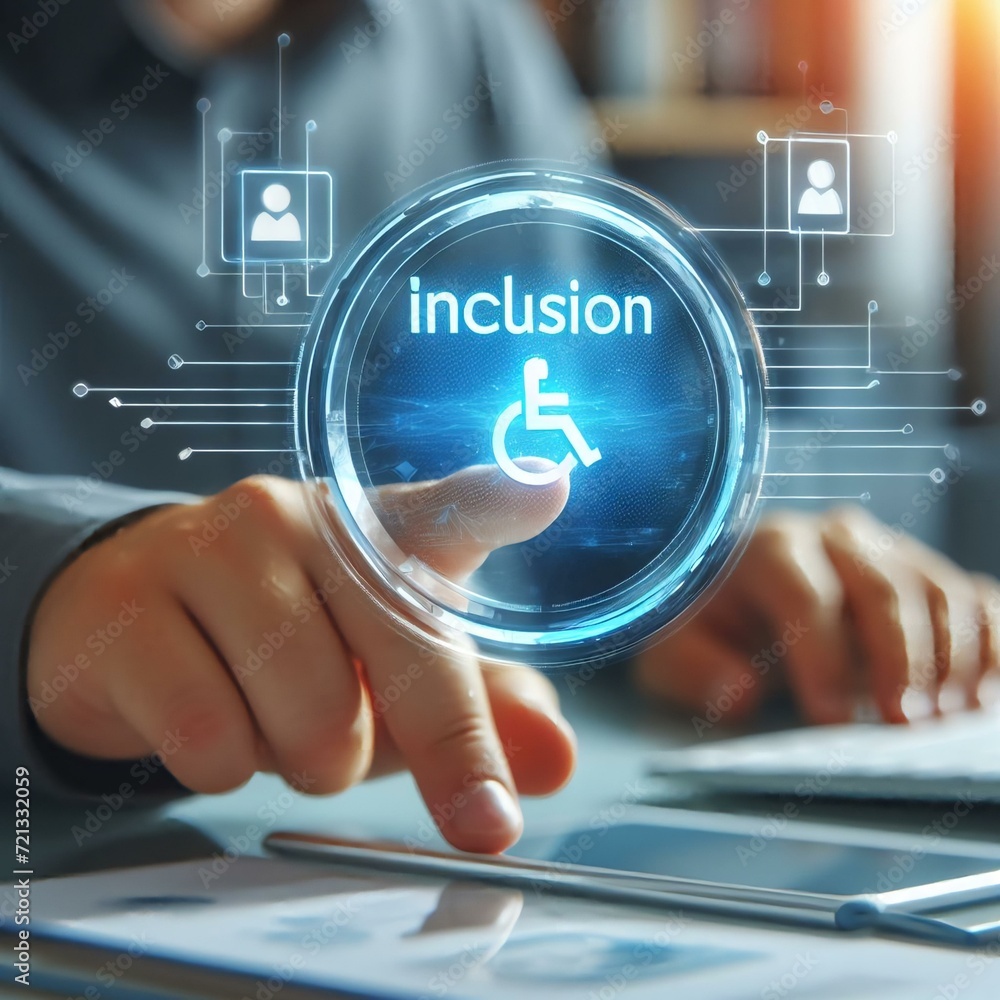 inclusão, inclusão social, inclusão digital, acessibilidade, símbolo de ...