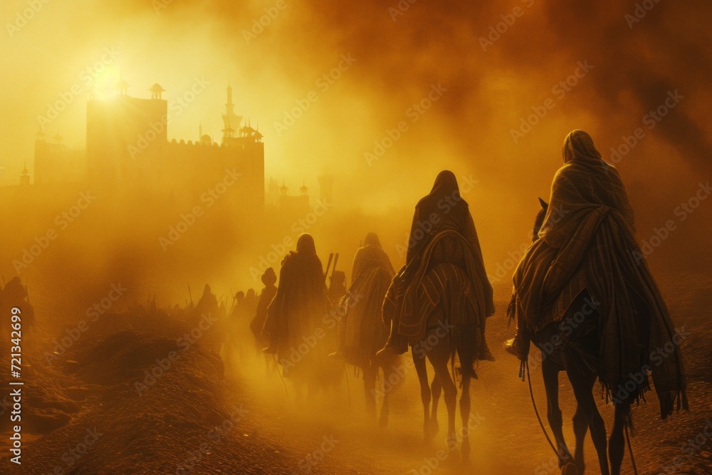 ancient arab background design, moments soldiers arabian before ...