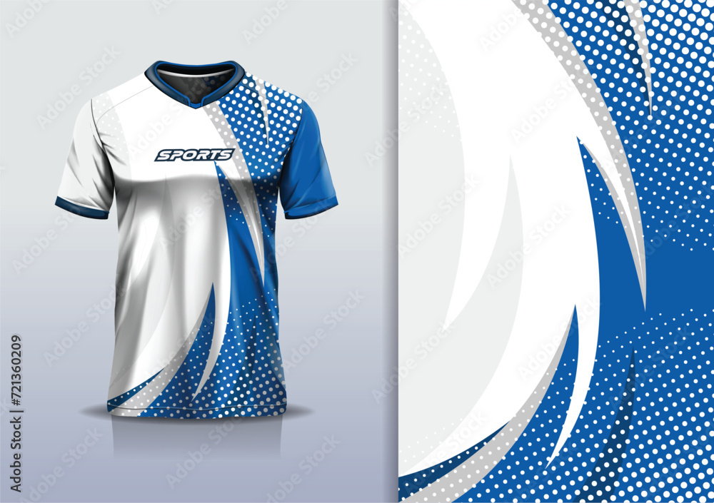 Sport jersey design template mockup curve line for football soccer ...