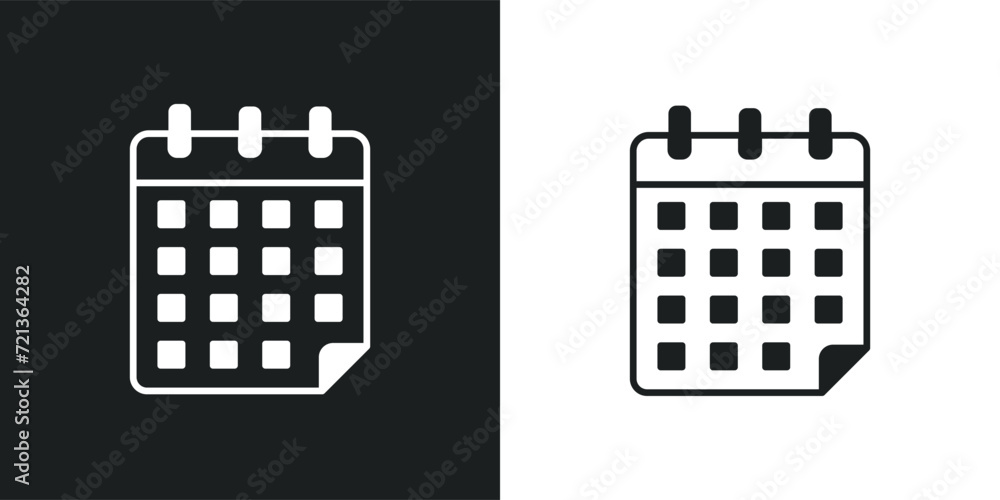 Calendar vector icons with check mark. Set of calendar symbols. Meeting ...
