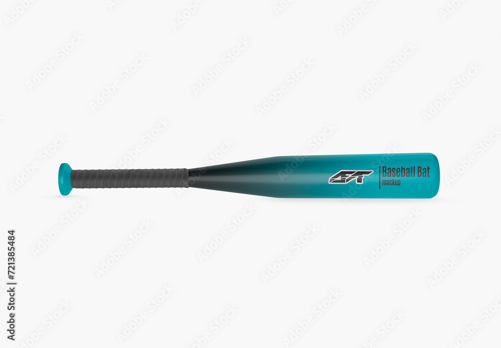 Baseball Bat Matte Mockup Stock Template | Adobe Stock