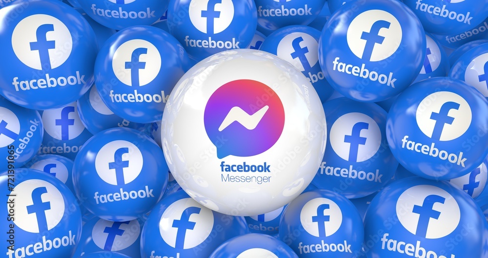 Facebook Messenger, Social Media Logos Visual Presentation - Facebook ...