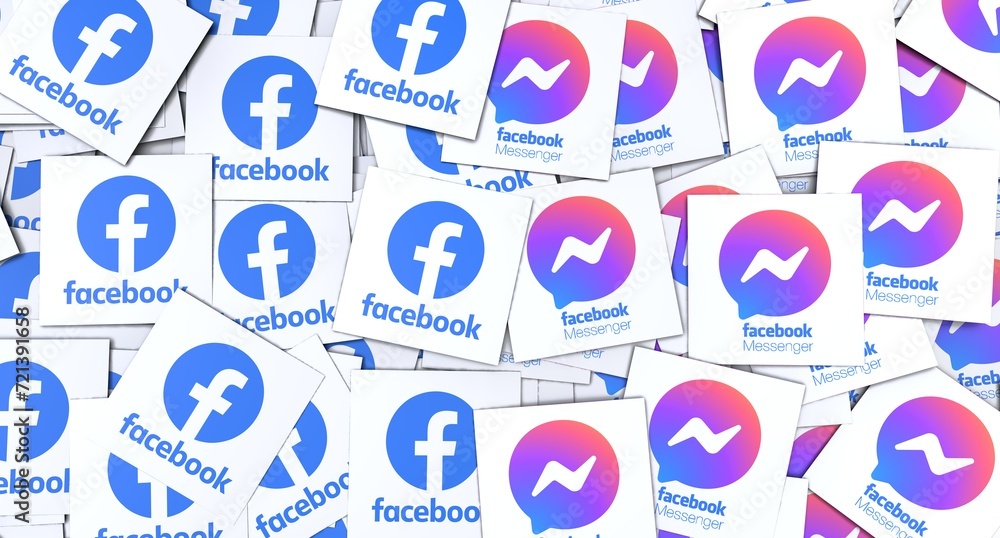 Facebook Messenger, Social Media Logos Visual Presentation - Facebook ...