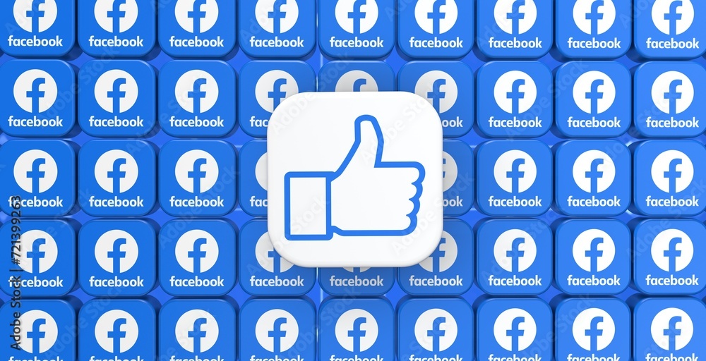 Facebook like, Social Media Logos Visual Presentation - Facebook ...