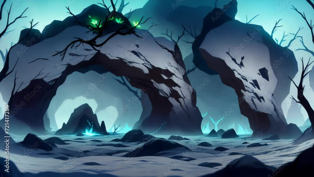 Sapphire Flames: Witness the Roar of Blue Fire in a Magical Fantasy ...