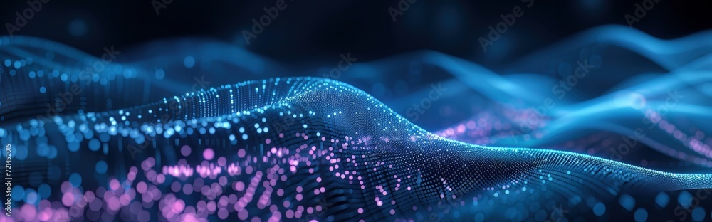 Data technology abstract futuristic blue science background . Low poly ...