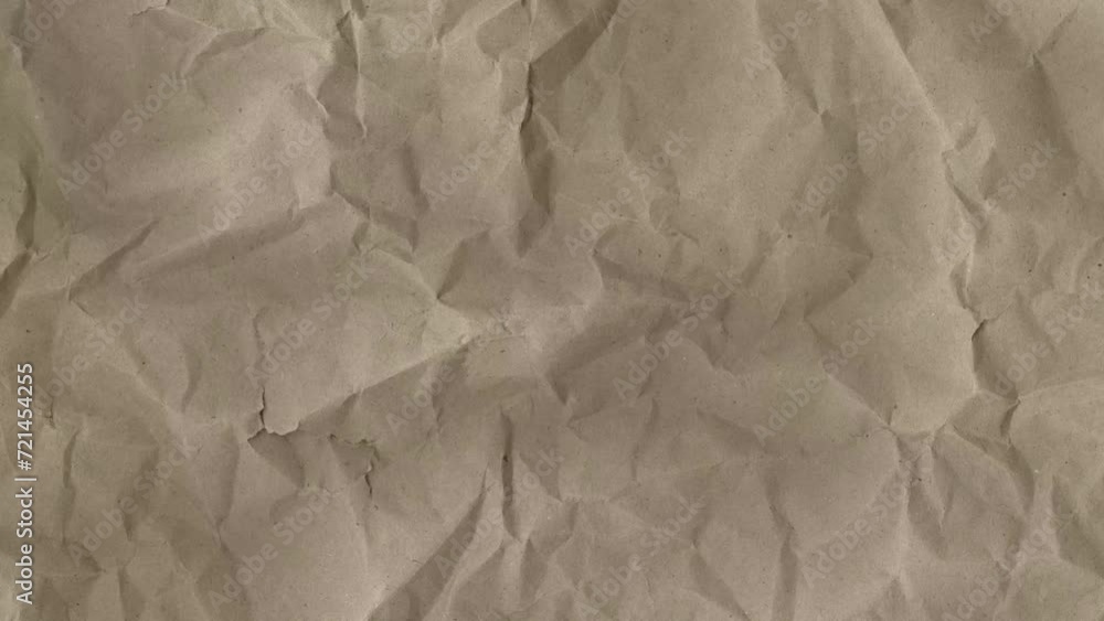 crumpled paper animated background texture. Seamles loopable paper ...