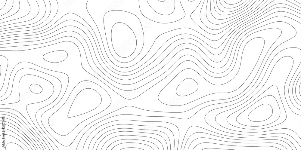 abstract white wave paper curved reliefs background. Topography map ...