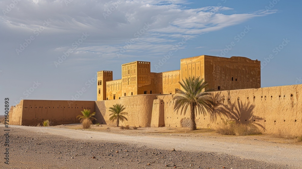 colorful depiction of the Riyadh Season at Diriyah Castle, situated in ...