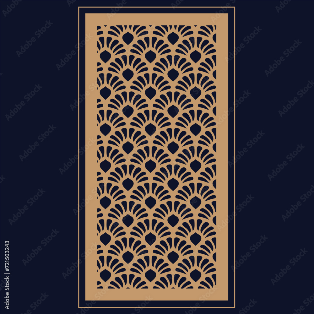 Vector set jali design for jali laser cnc graphic Stock Vector | Adobe ...