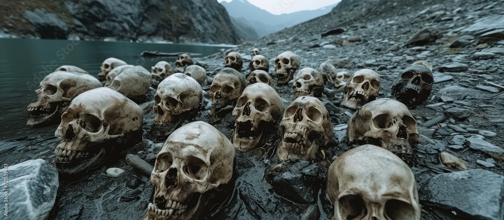 Mysterious Roopkund Lake Reveals Eerie Sight of countless ancient ...