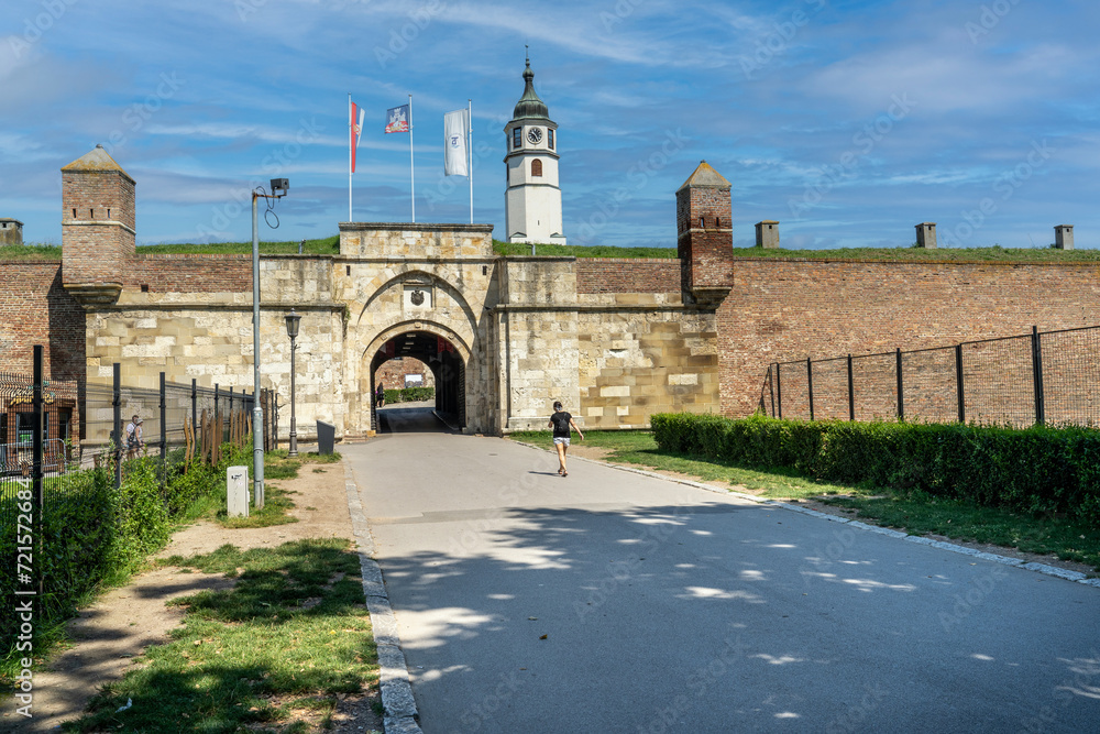 Sahat, (Clock Kula) Tower, was built in the mid-18th century in Baroque ...