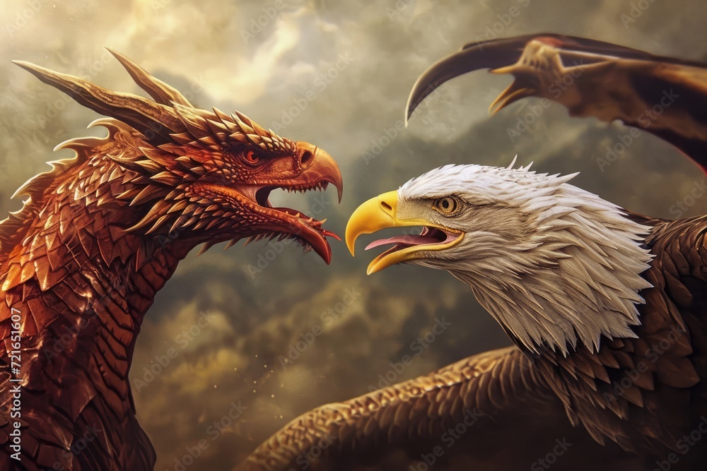 Step into the World of Fantasy with a Face-to-Face Roaring Battle ...