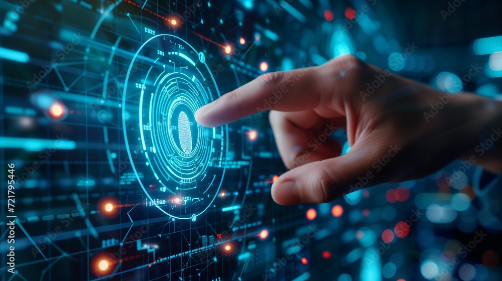 Fingerprint Scanner Enhancing Transaction Security And Cybersecurity Fingerprint Scanning