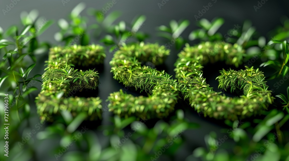 ESG Typography Dynamic 3D typography of the text 'ESG' showcasing the ...