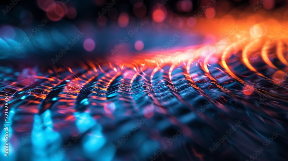 Modern digital waves. The change in the frequency of a wave in relation ...