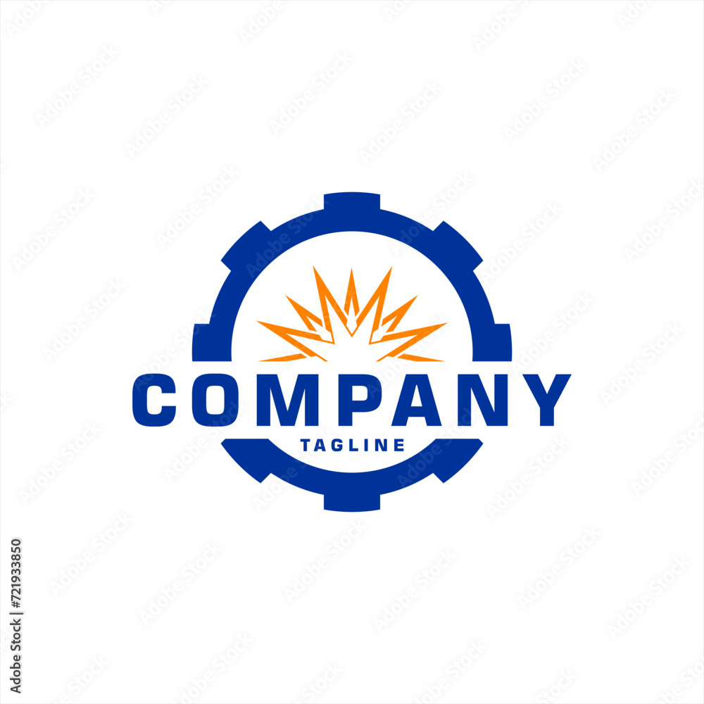 Laser Cutting logo design, laser cutting vector, vintage laser cutting ...