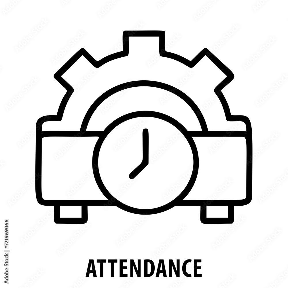 Attendance, presence, register, check in, participation, sign in ...