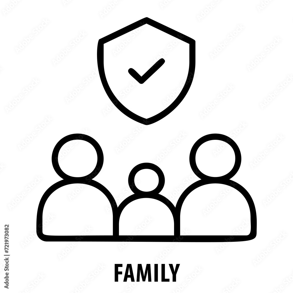 Family, home, love, family icon, parents, children, unity, household ...
