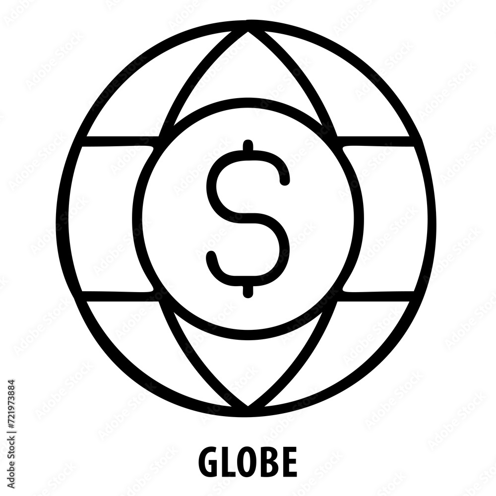 Globe, world, earth, international, globe icon, planet, geography ...