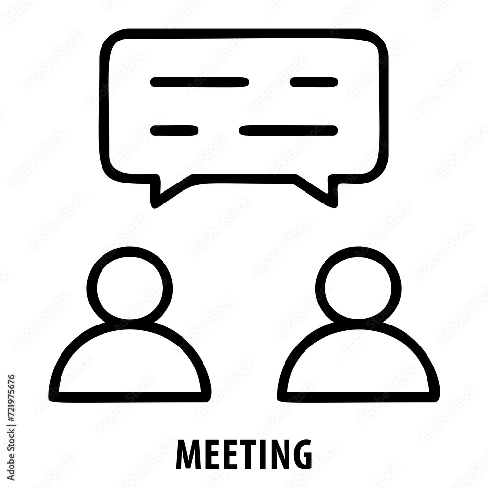 Meeting, conference, teamwork, meeting icon, collaboration, business ...