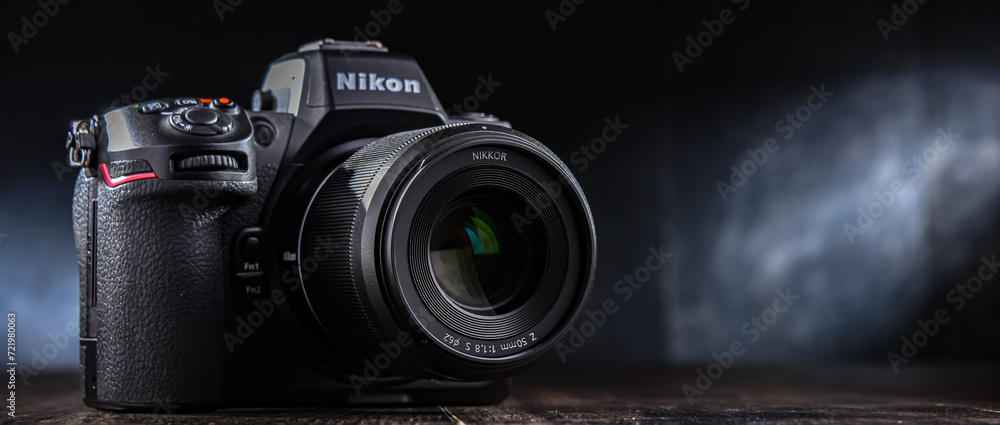 Nikon Z 8, a full-frame mirrorless camera produced by Nikon Stock Photo ...