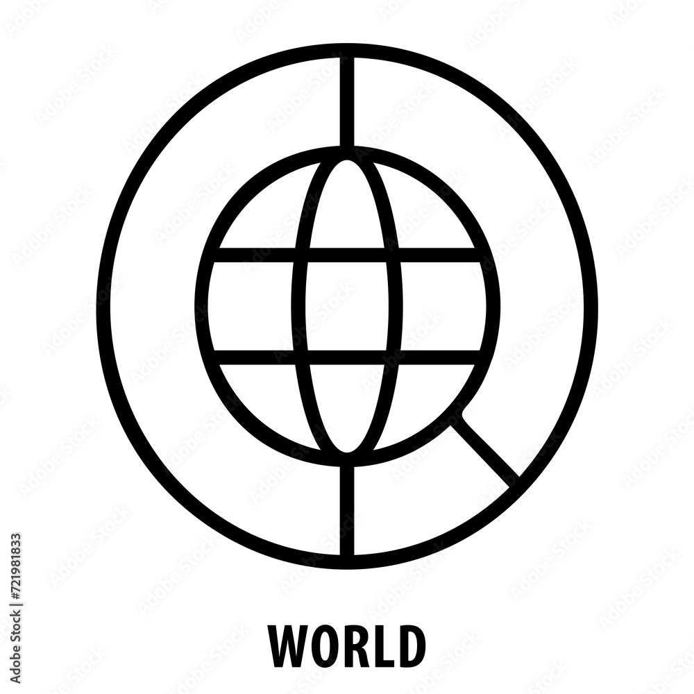 globe, world map, international, global, planet earth, earth icon ...