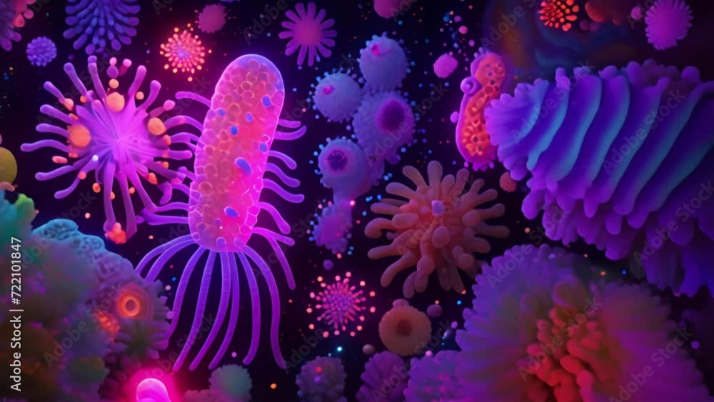 Micro bacterial. Bacteria Colony, Microbiome and Bacteria inside ...