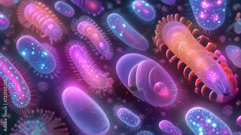 Micro bacterial. Bacteria Colony, Microbiome and Bacteria inside ...